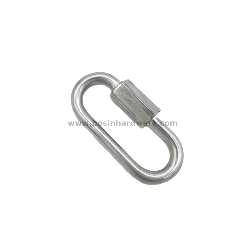 Zinc plated Chain Links Carabiner Quick Link - Buy Carabiner Quick Link ...