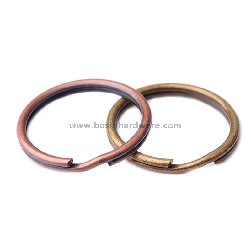 Antique Keyring Gift Metal Split Ring - Buy Antique Brass split ring ...