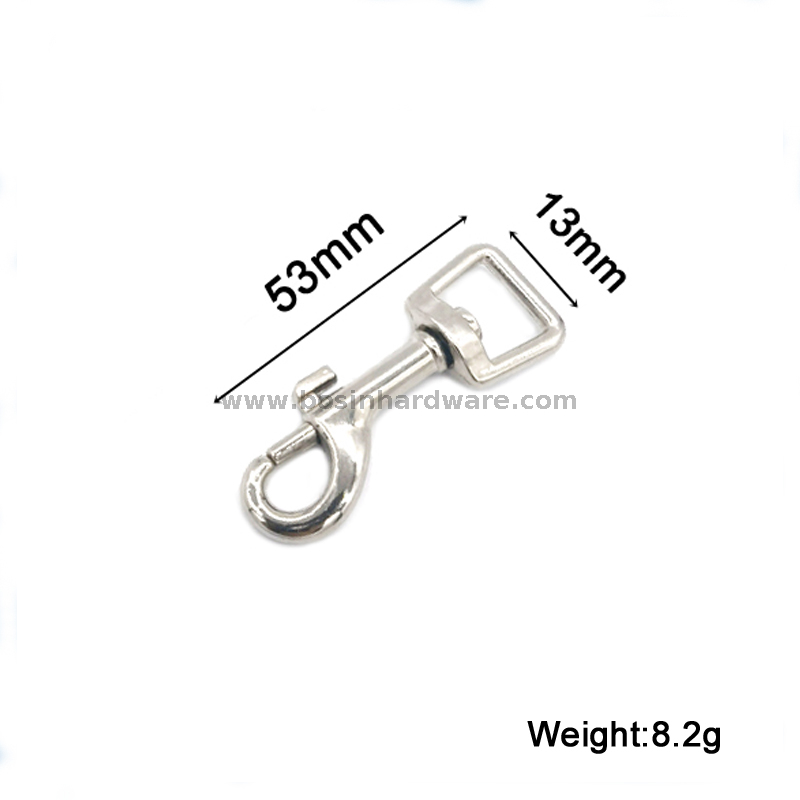 13mm Small Webbing Metal Snap Hook - Buy key chain snap hook, Zinc ...
