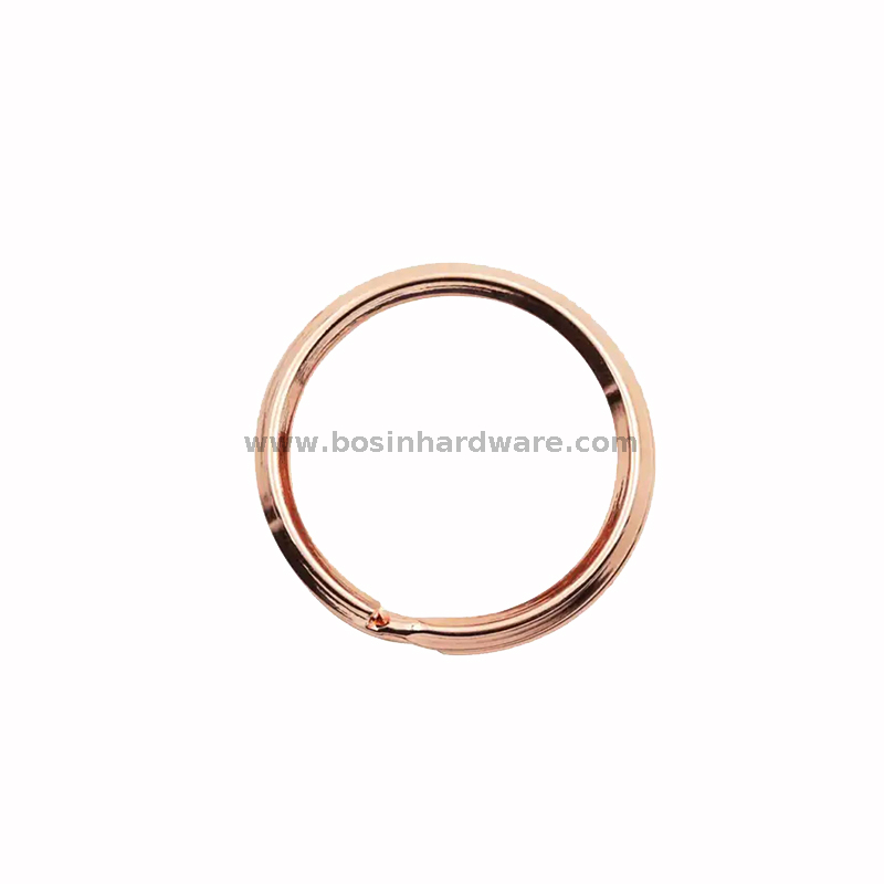 Different Sizes Rose Gold Plated Triangle Split Ring - Buy Rose gold ...
